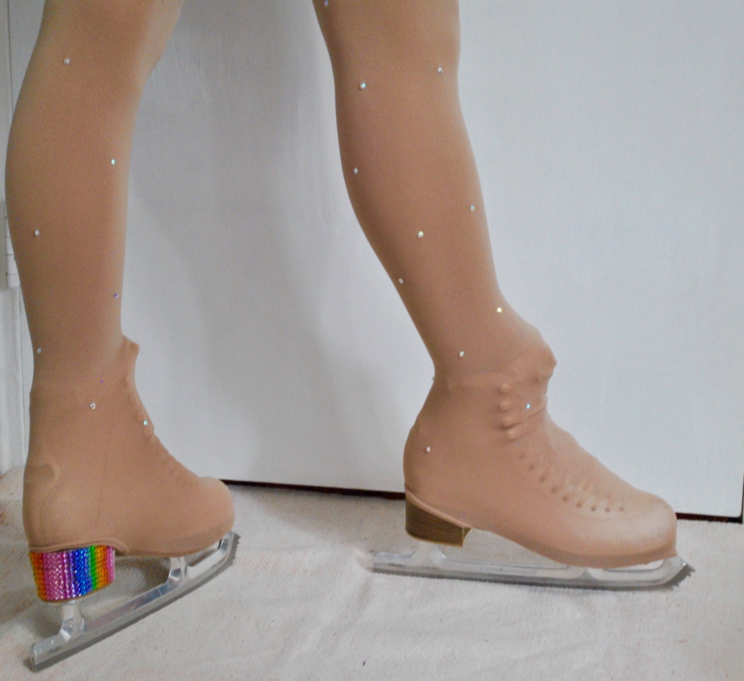 Rhinestoned Tights - Etsy