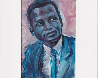 Sidney Poitier - Sidney Poitier Drawing - Sidney Poitier Portrait ...