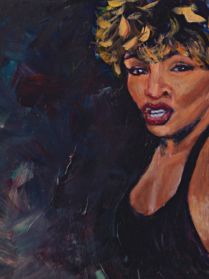Tina Turner Original Painting - Etsy