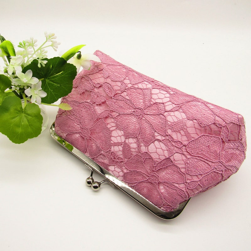 Antique Pink Clutch Purse - Etsy UK