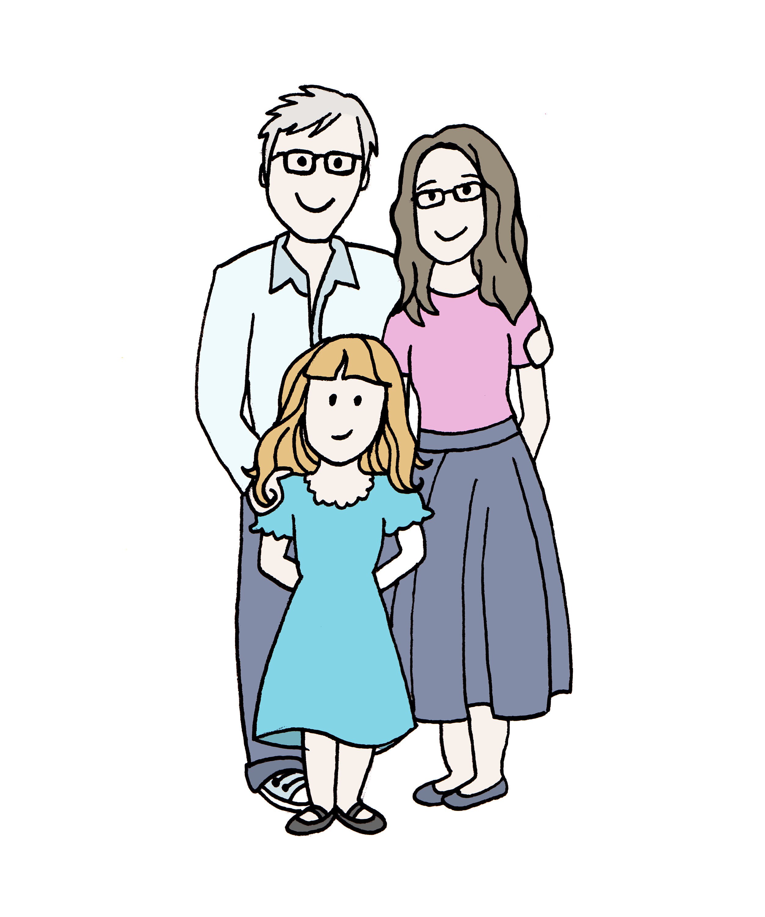 Individuelle Illustration - Einzelperson - Etsy.de