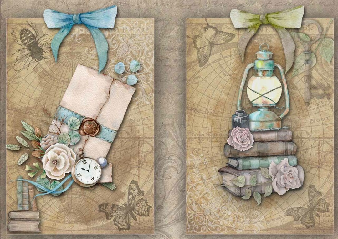 Decoupage Queen - Decoupage Rice Paper A4 - Dainty and the Queen ...