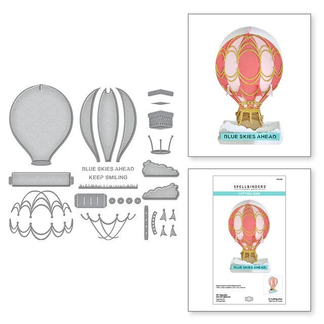 Spellbinders 3D Vignettes Collection 3D Vignette Hot Air - Etsy