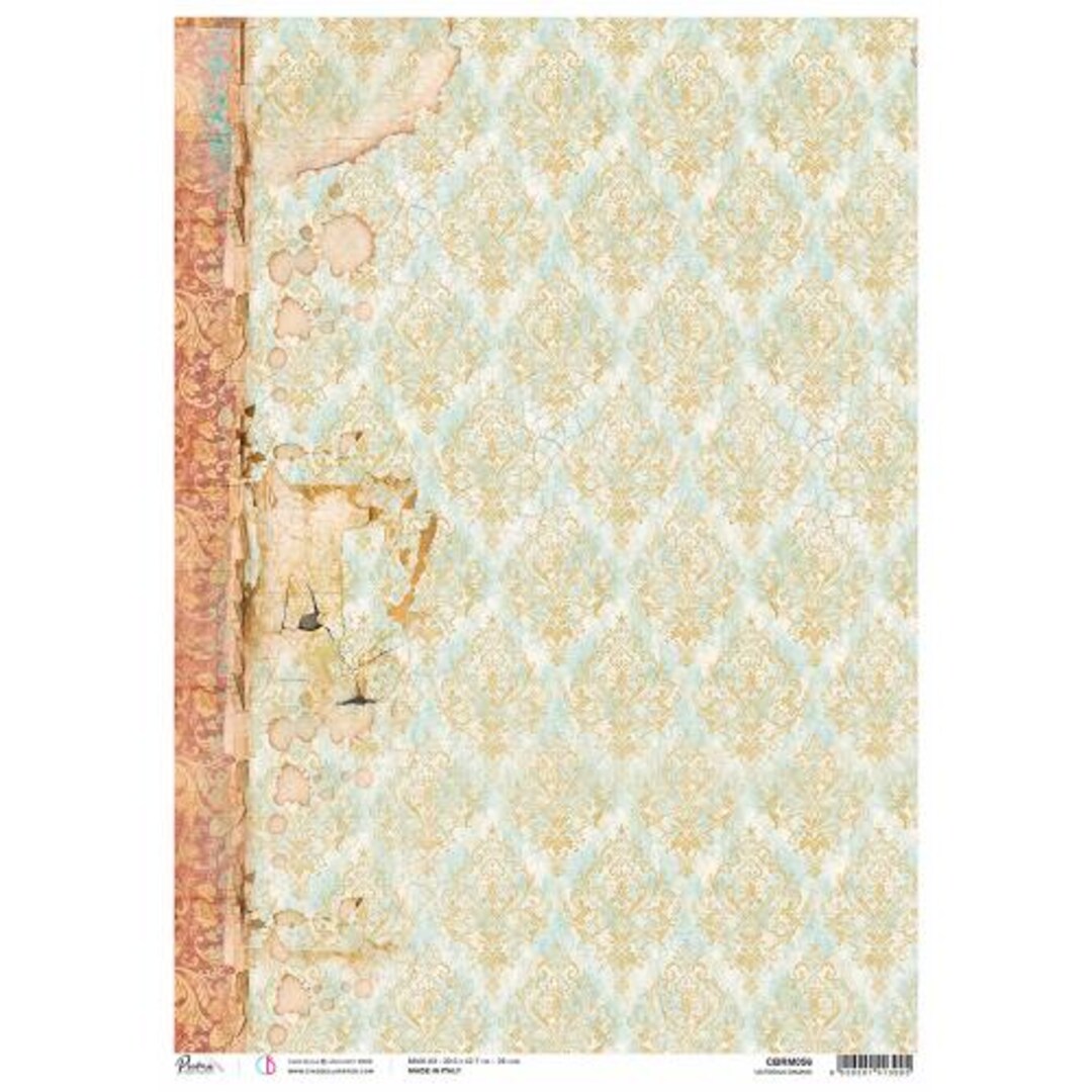 Ciao Bella - Victorian Damask Rice Paper A3 - Reign of Grace - Etsy