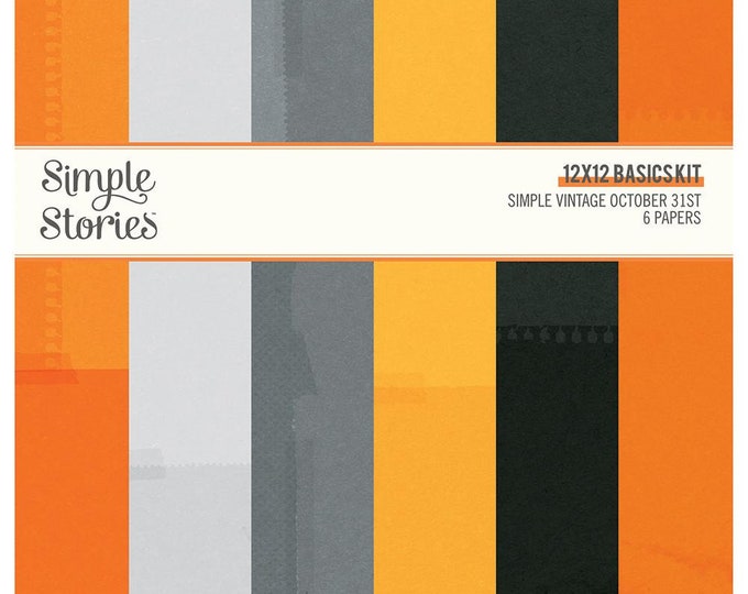 Simple Stories Simple Vintage October 31st Basics Kit - Etsy