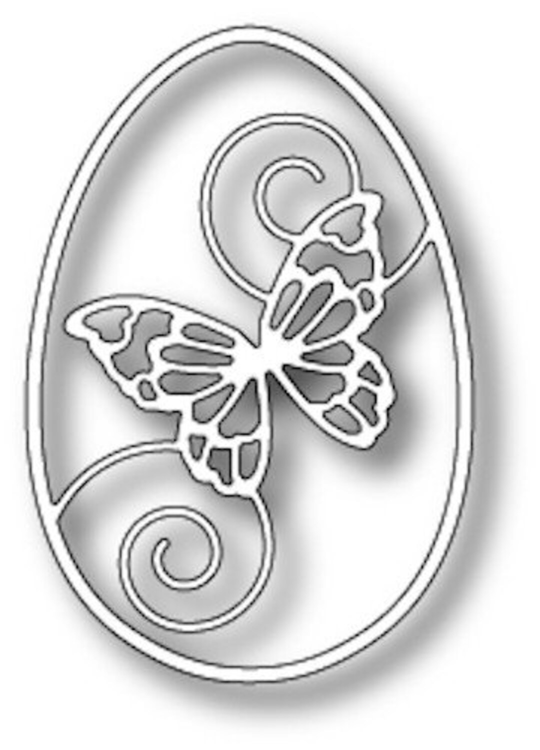 Memory Box Die - Butterfly Swirl Egg - Etsy