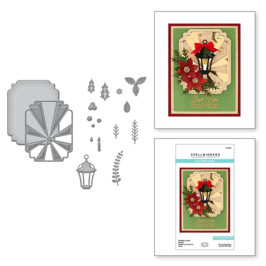 Spellbinders - the Seasonal Label Motifs Collection - Holiday Label ...