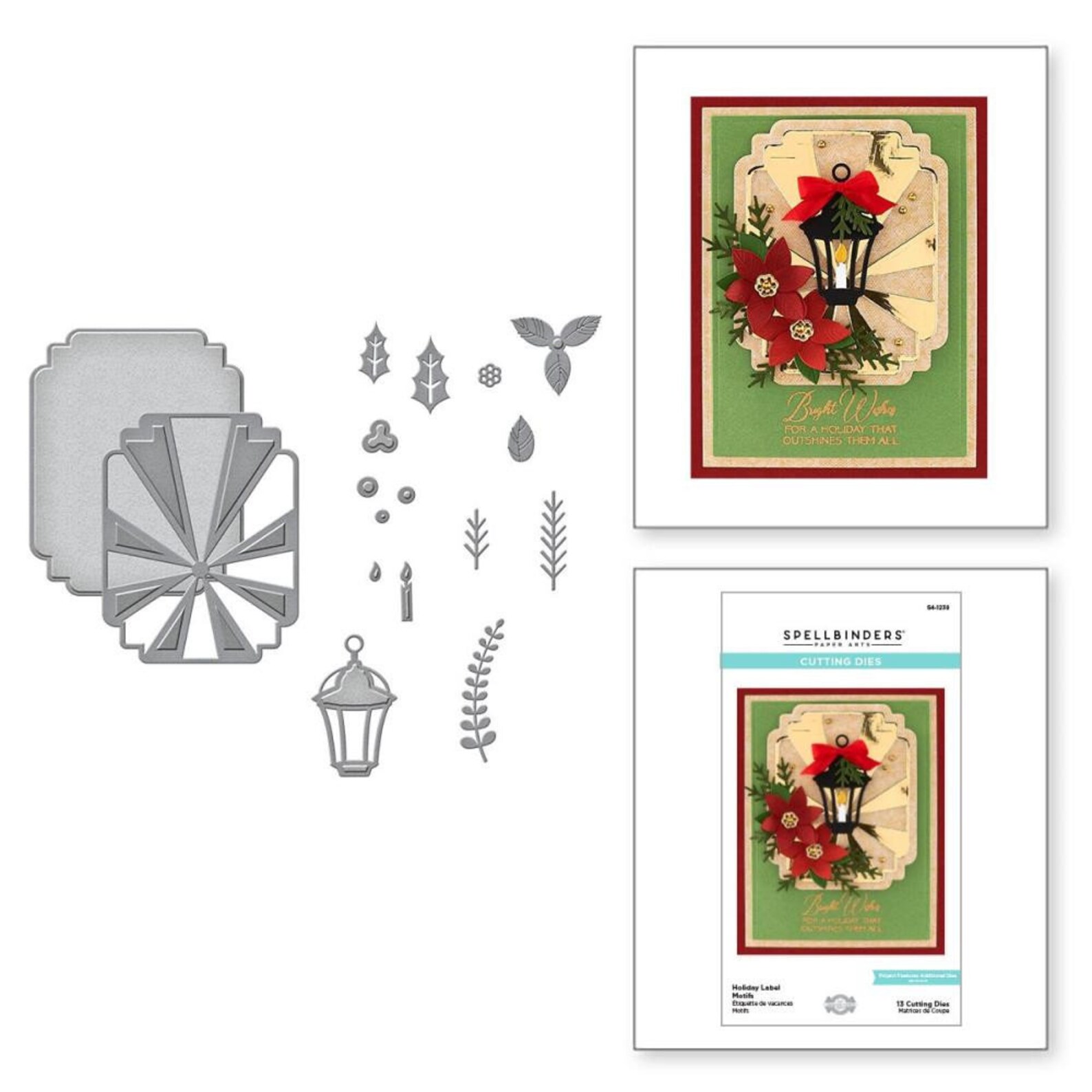 Spellbinders the Seasonal Label Motifs Collection Holiday Label Motifs ...