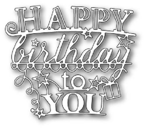 Memory Box Die - Happy Birthday All Star - Etsy