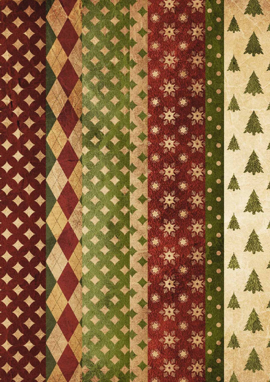 Decoupage Queen Decoupage Rice Paper A4 Holiday Wrapping - Etsy