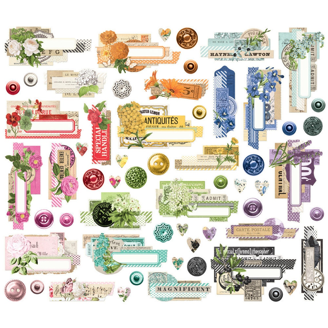 Simple Stories - Simple Vintage Essentials Color Palette - Bits and ...