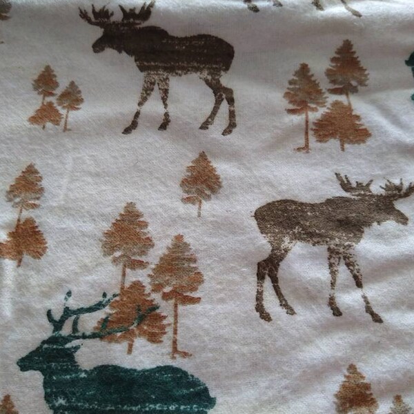 Moose Fabric - Etsy