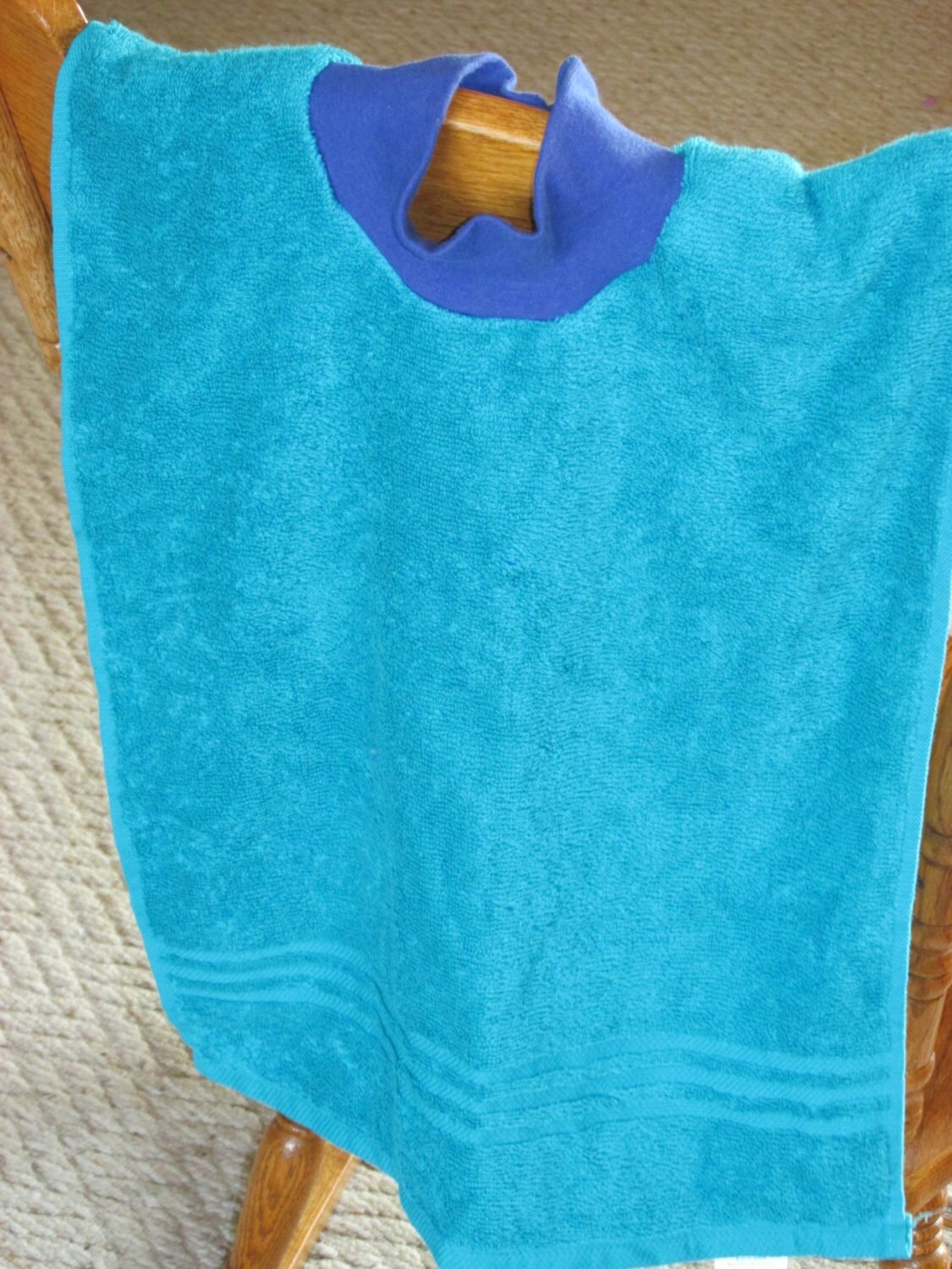 Waterproof Towel Bib With Neck Ribbing Choice of Colors & Sizes ...