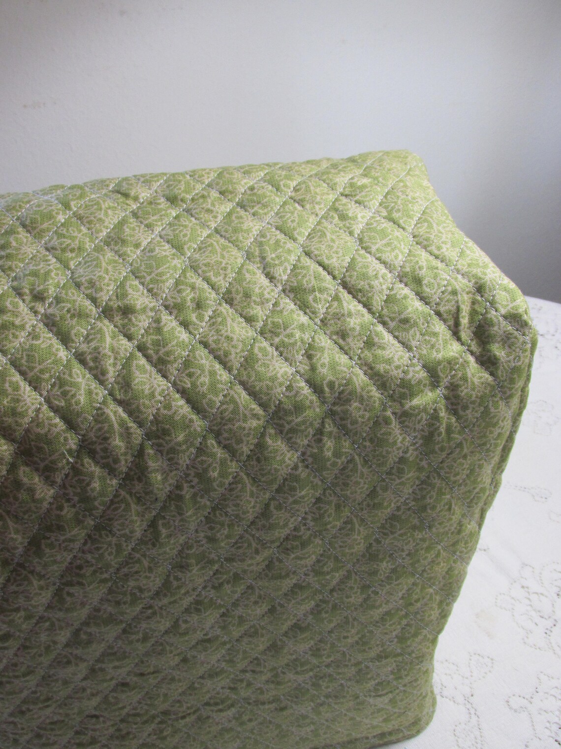 Reversible Kitchen Mixer Appliance Cover Quilted Ivory | Etsy