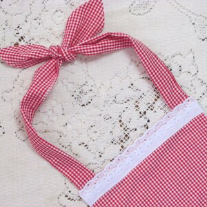 Red Gingham Ruffled Bubble Romper, Infant Toddler Child Sizes, Vintage ...