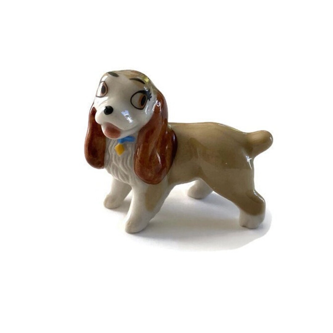 1960's Wade Whimsies Disney Character Lady Doghatbox - Etsy