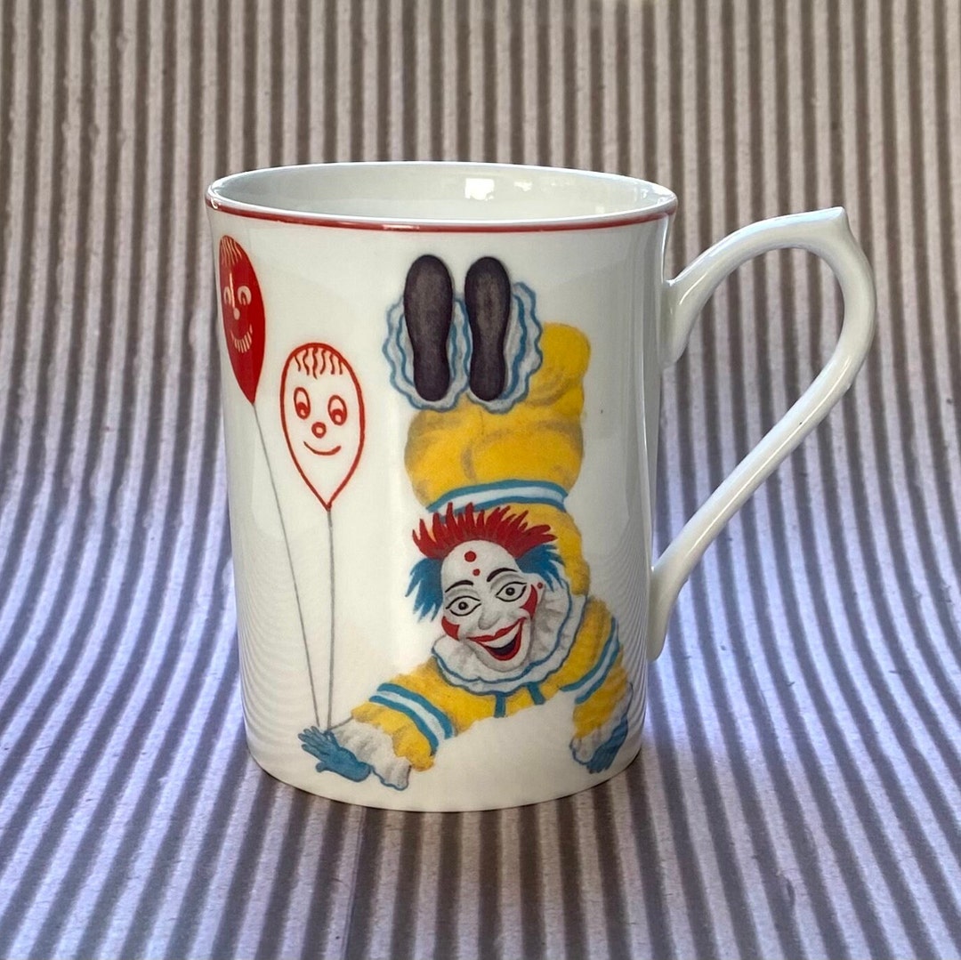 Vintage Big Top Clown Mug by Roy Kirkham,fine Bone China Mug,made in ...