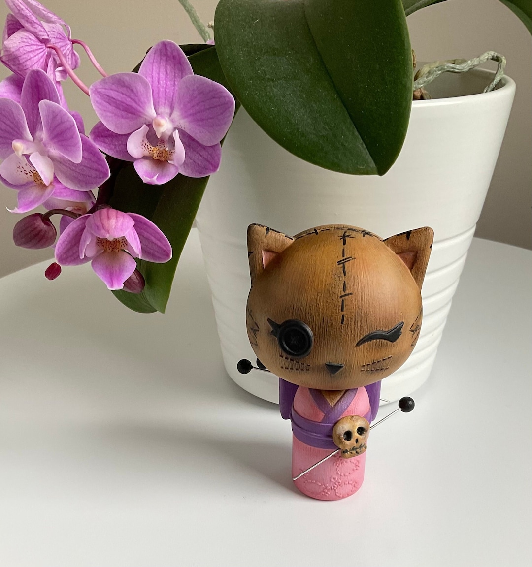 Voodoo Doll Cat,repaint Lalaloopsy Pet Pal Yuki Kimono Geisha Cat Doll ...