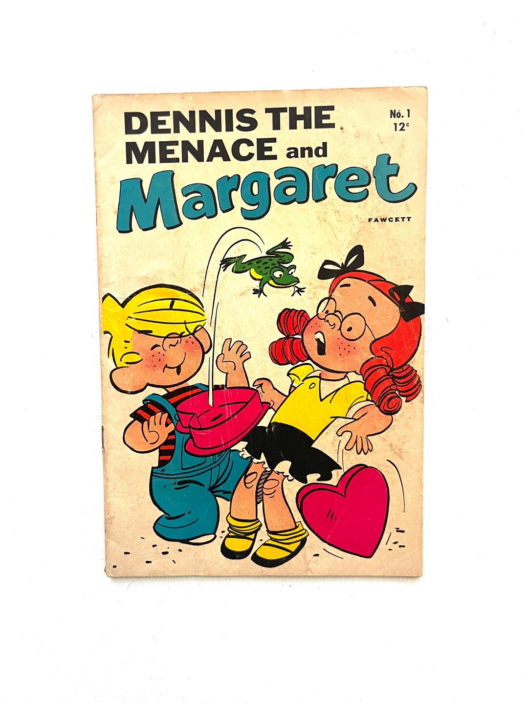 Vintage 1969 No 1 Dennis The Menace And Margaret Comic Book 1960s