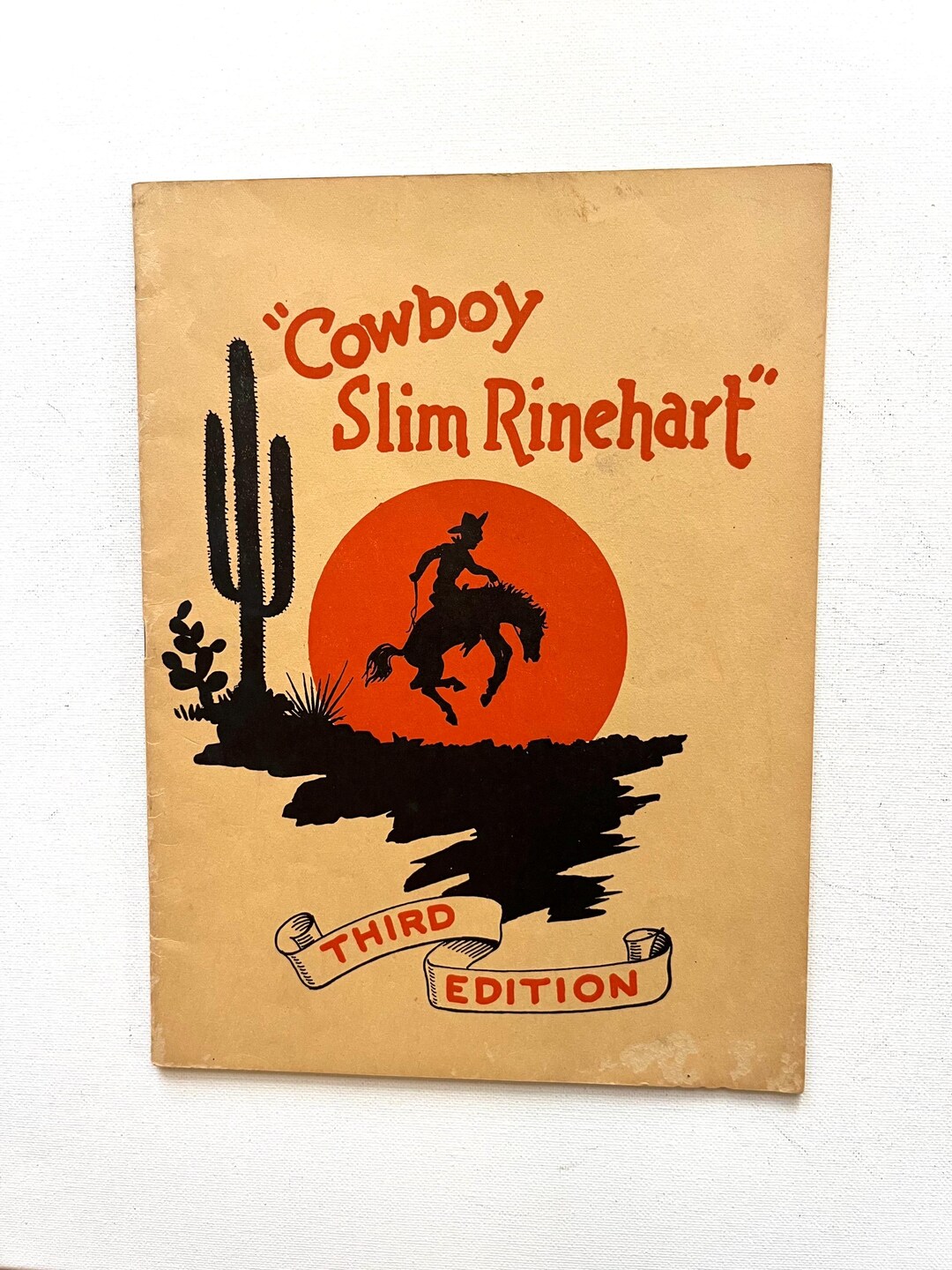 Vintage 1930s Country Western Hillbilly Cowboy Slim Rinehart Song Book ...