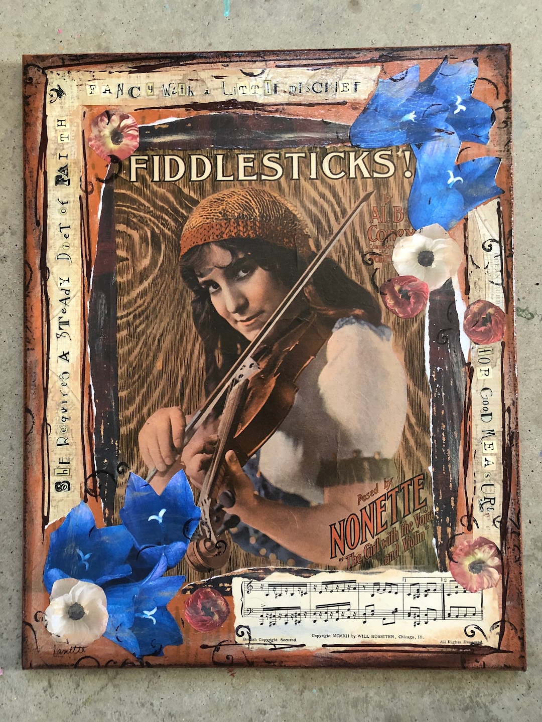 Gypsy Violin Girl Fiddlesticks 1917 Vintage Sheet Music - Etsy