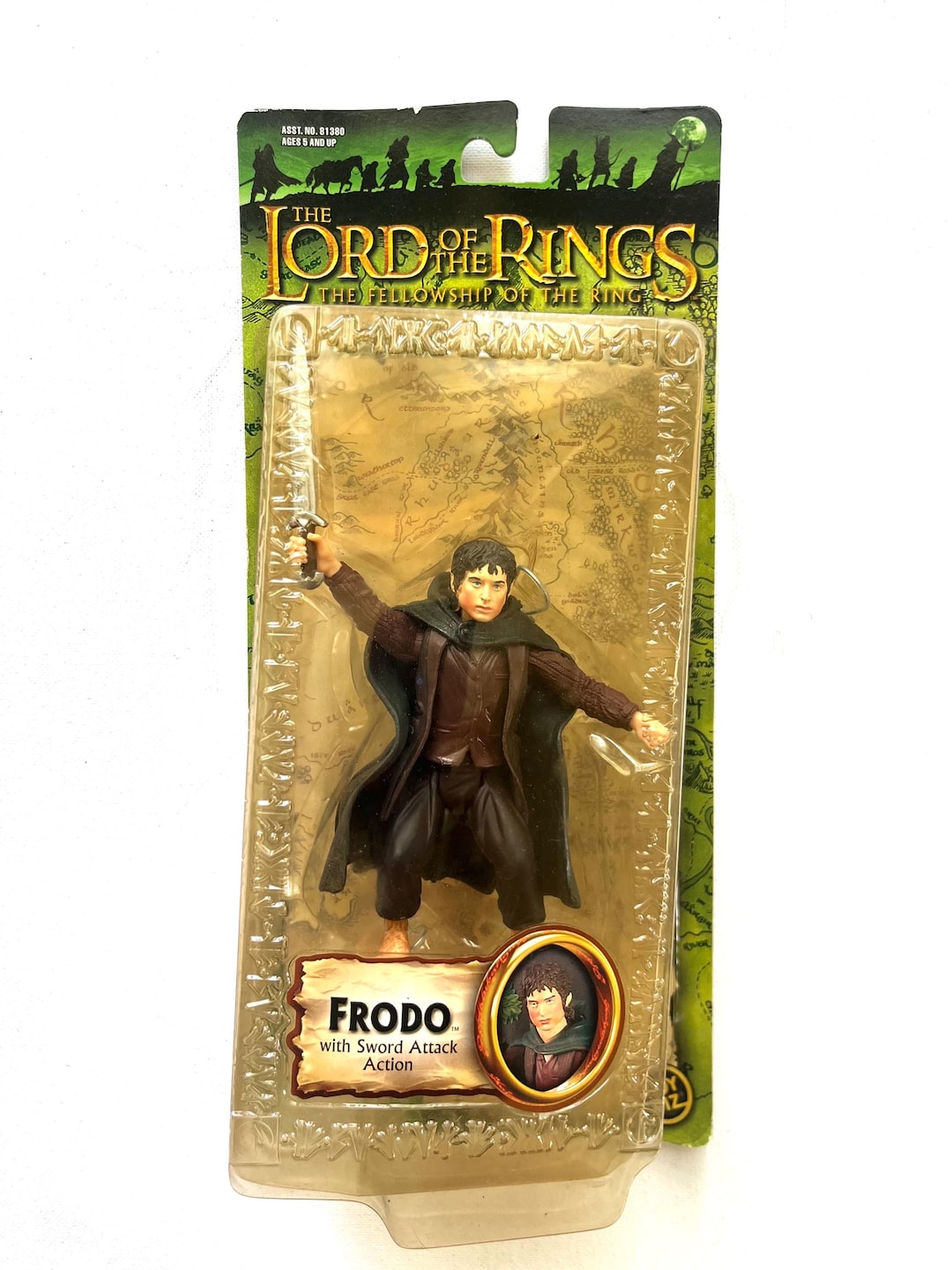 Vintage Frodo Action Figure the Lord of the Rings LOTR the Fellowship ...