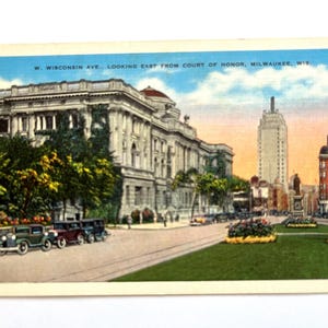 Wisconsin Postcards, Vintage 1940s, Milwaukee, Madison, Memorabilia ...