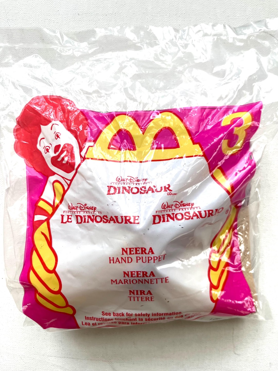 Neera Dinosaur Hand Puppet, Vintage Mcdonalds 2000s, Disney Movie Toys ...