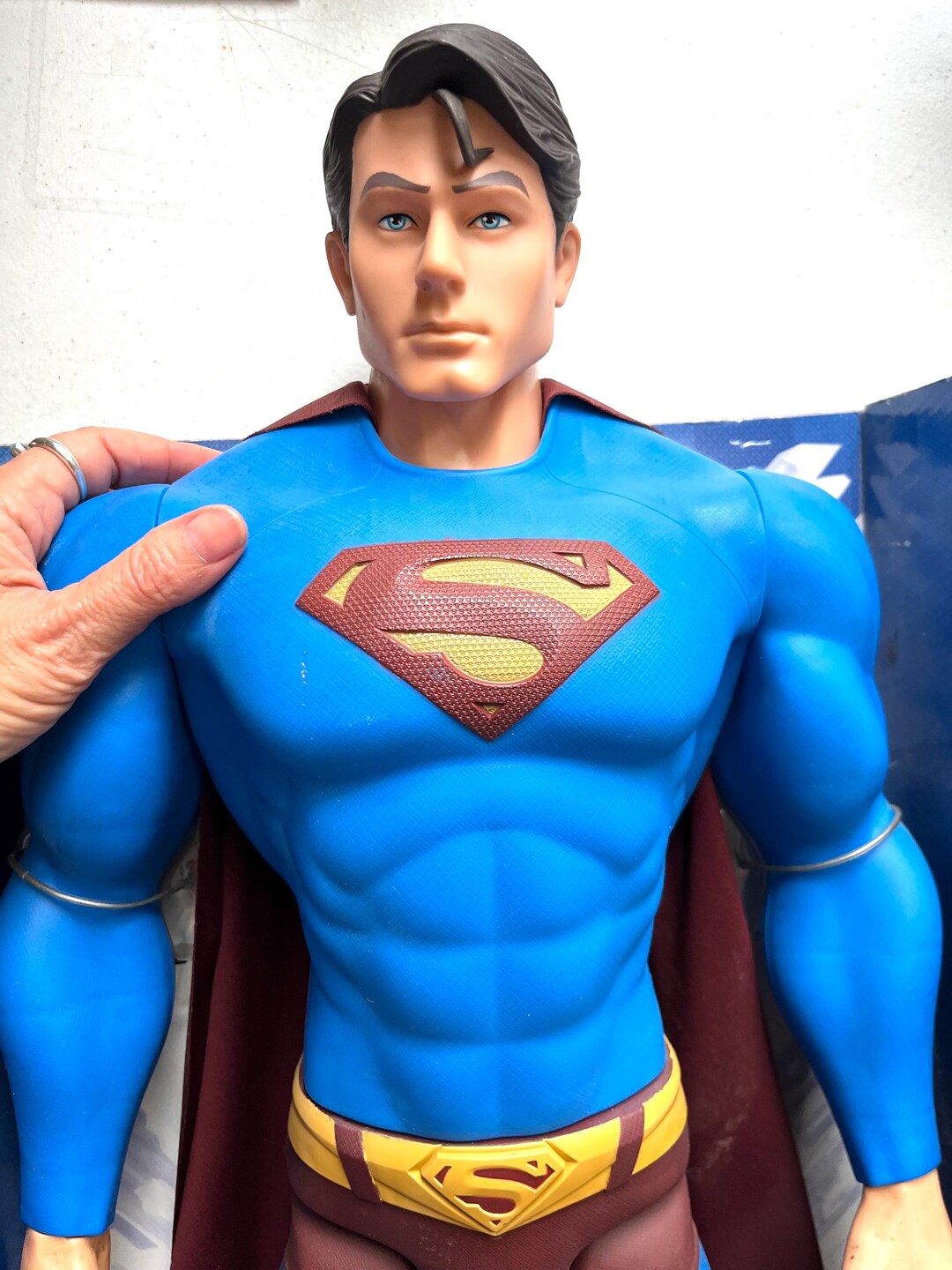 Vintage Large Superman Returns Action Figure, Vintage 2006 Mattel, DC ...