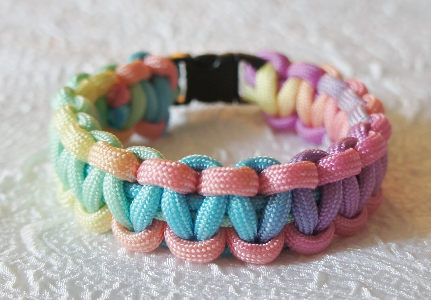 Ice Cream 50 Feet Paracord Hank, Pastel Ombre Paracord, Hand Dyed 550 ...