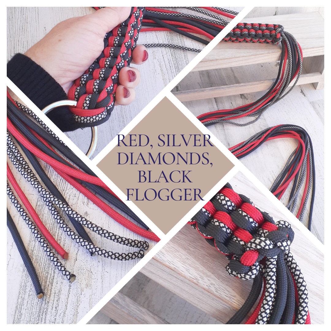 ADULT Only Paracord Flogger, Punishment Play Flogger, BDSM Play Flogger ...