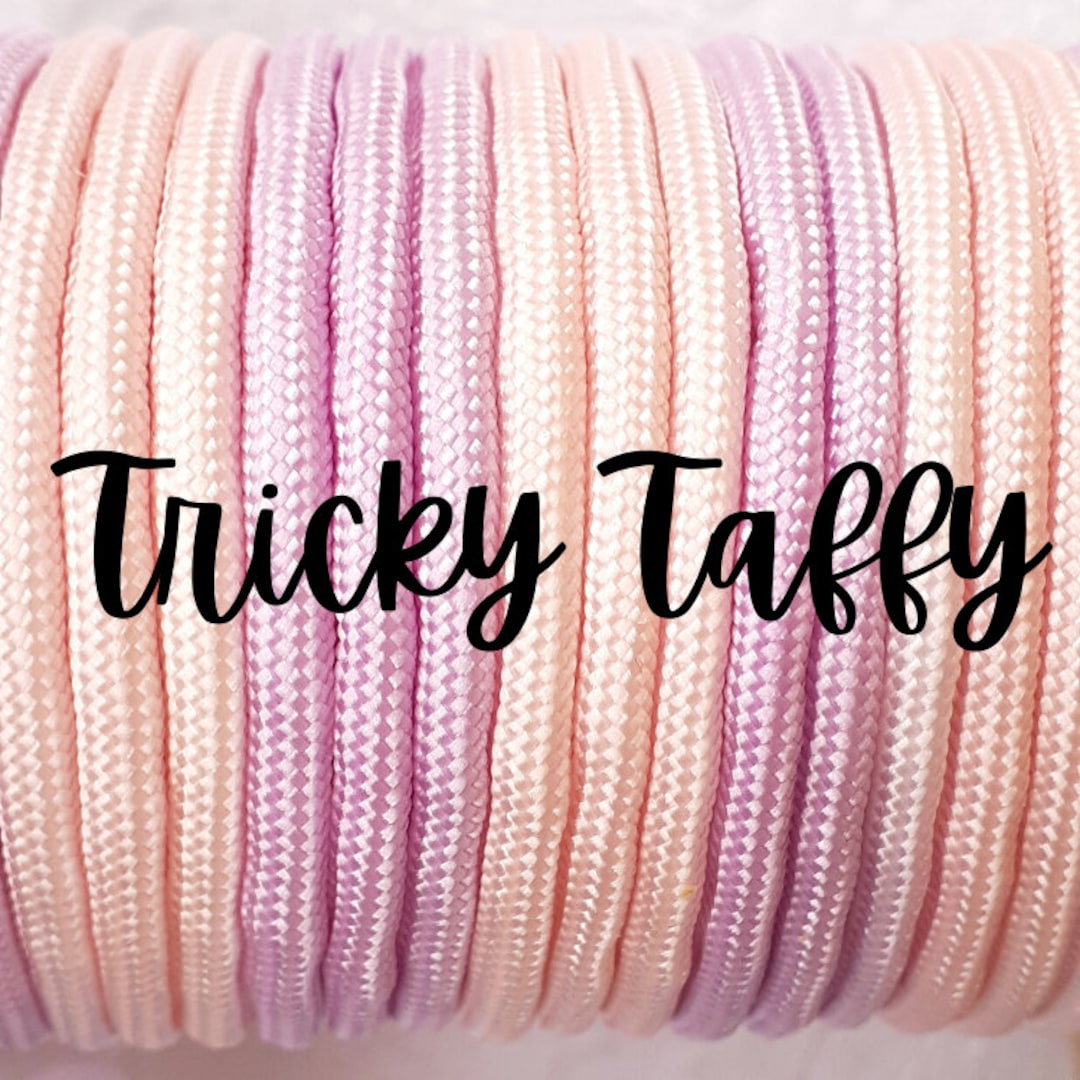 Discontinued: 100 Foot Tricky Taffy Hand Dyed Paracord (purple and ...
