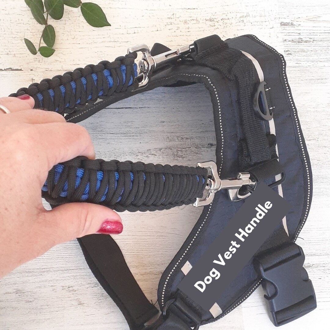 Dog Harness Vest Handle, Single Handle With Dual Swivel Hooks, Helper ...