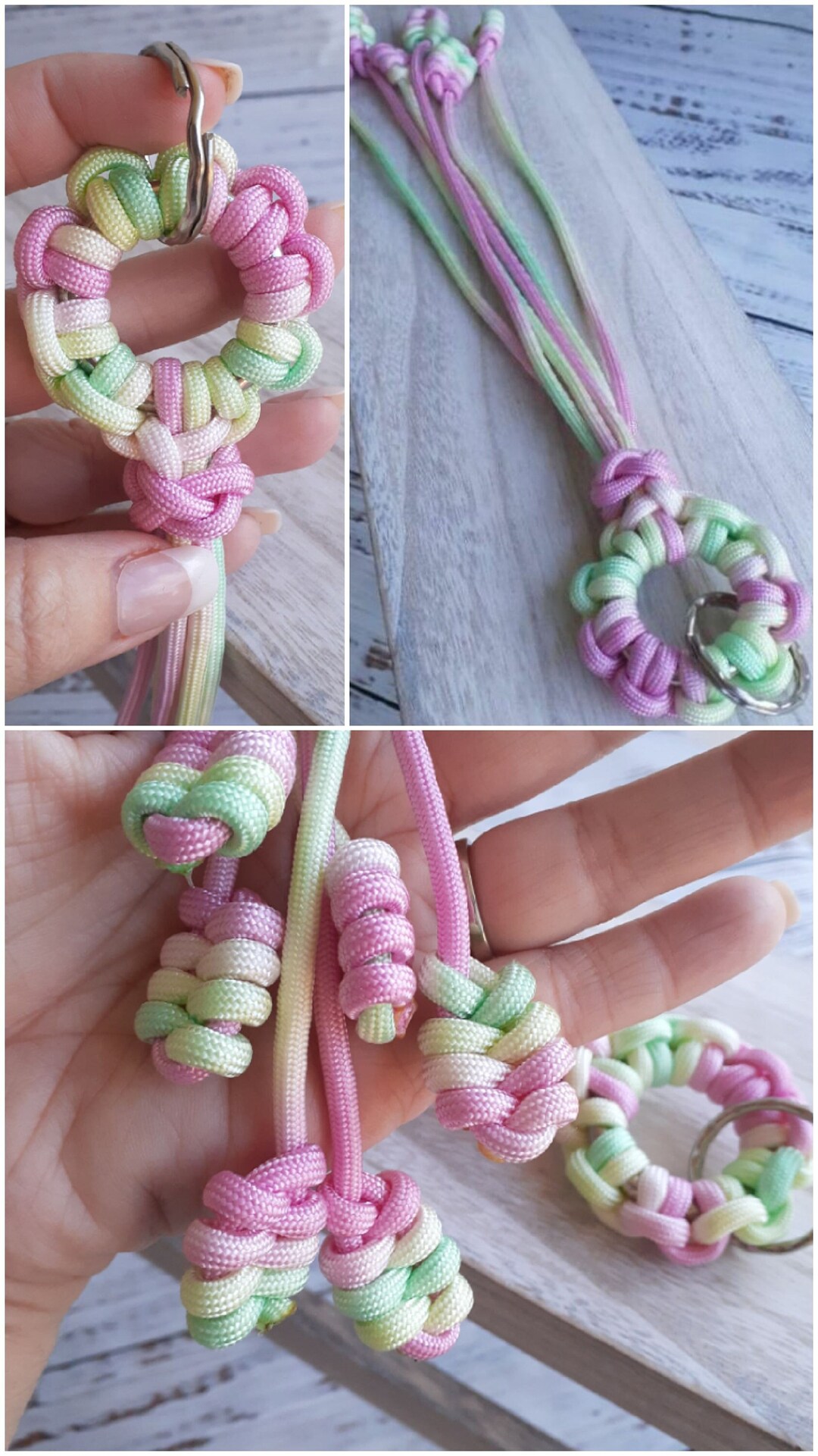 Pastel Sensory Keychain With Tassels. VSCO Girl Car Visor Decor. Cute ...