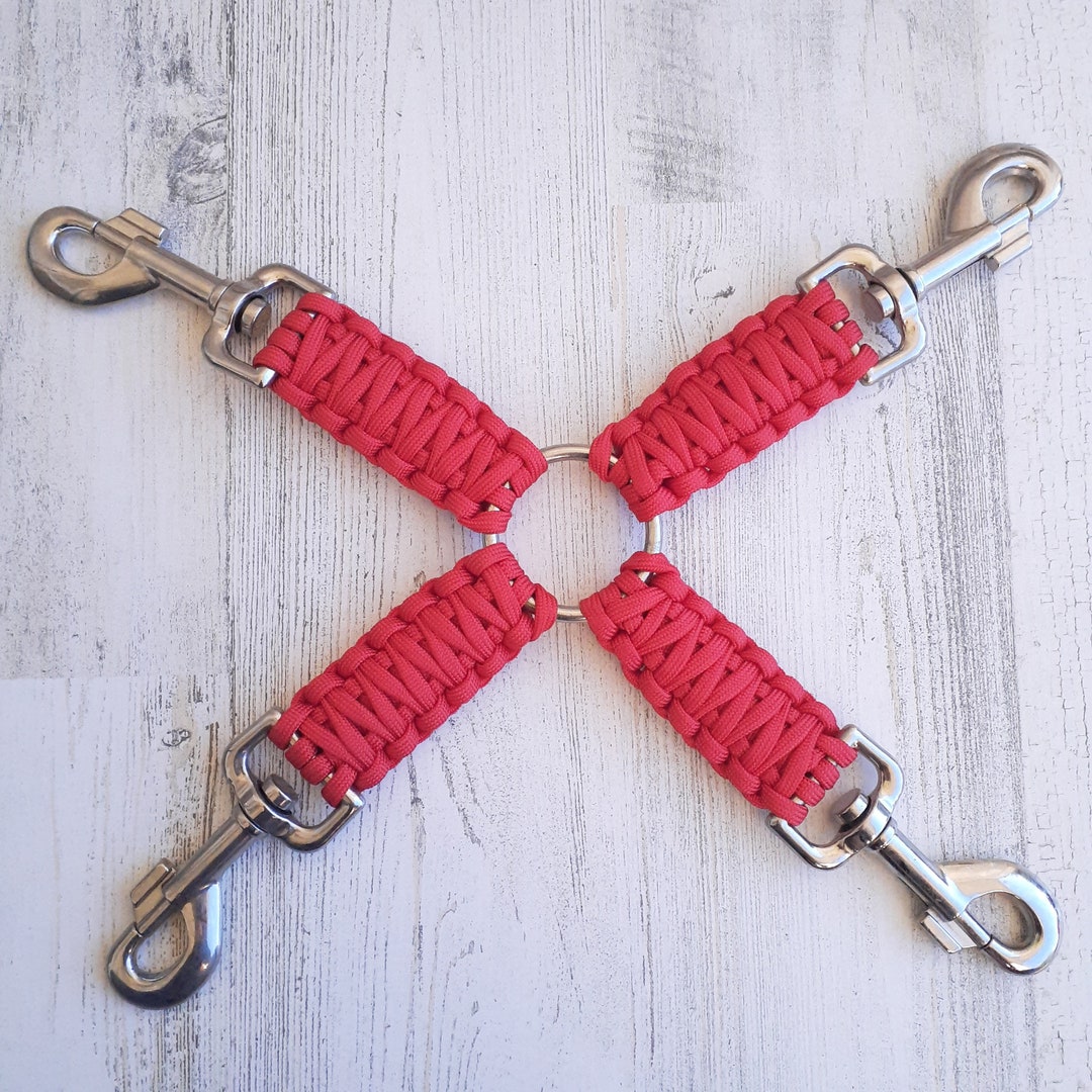 Bondage 4-way Hog Tie Connector With Swivel Snap Hooks - Etsy