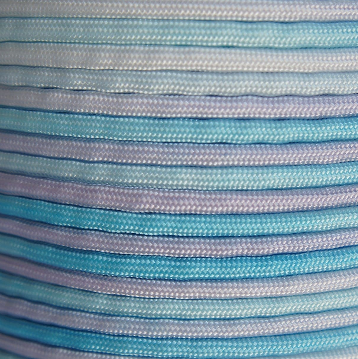 50 Feet Frozen Hand Dyed Paracord pastel paracord ombre | Etsy