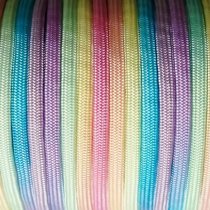 Ice Cream 50 Feet Paracord Hank, Pastel Ombre Paracord, Hand Dyed 550 ...