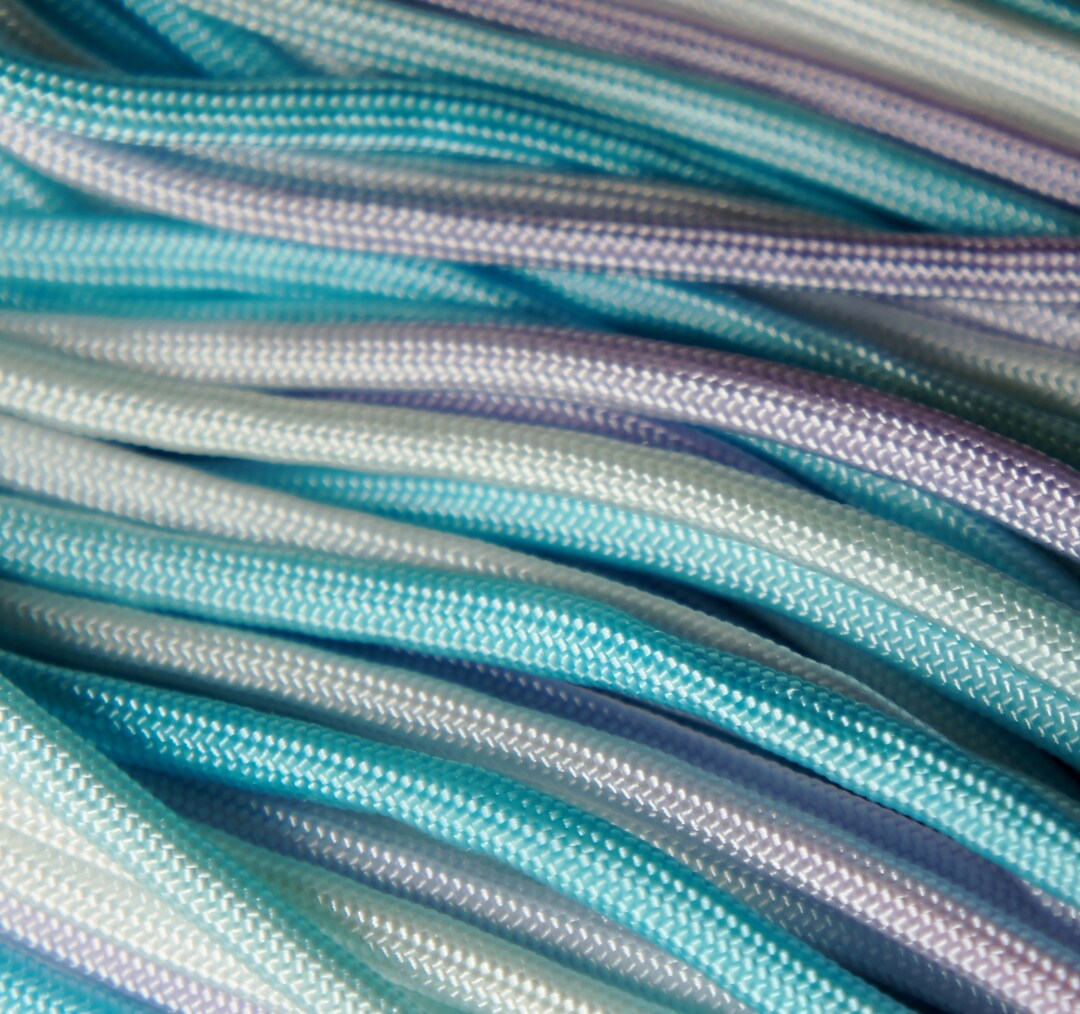50 Feet Frozen Hand Dyed Paracord Pastel Paracord Ombre - Etsy