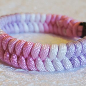 50 Feet - Hydrangea Hand Dyed Paracord, Paracord Hank, Pastel Paracord ...