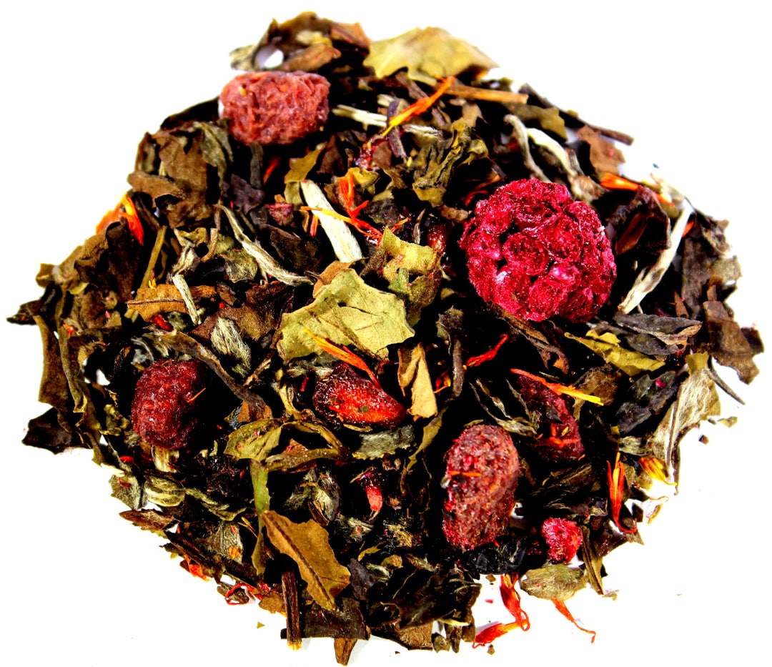 Raspberry Pomegranate - White Loose Leaf Tea - Etsy