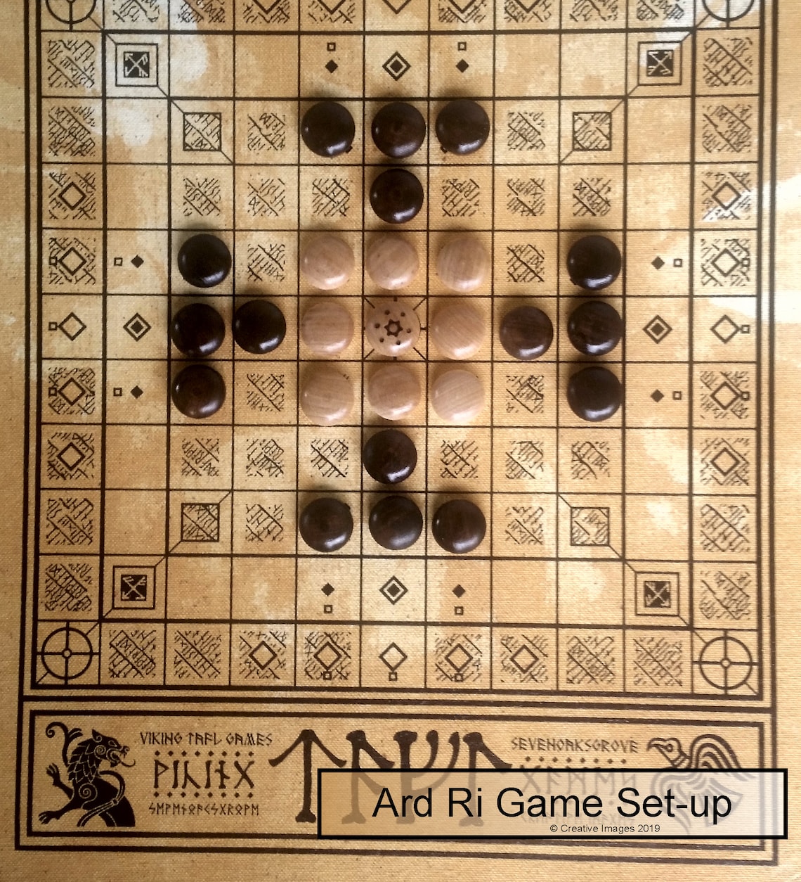 VIKING TAFL GAMES Five tafl Hnefatafl games on one board and | Etsy