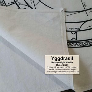 Yggdrasil Rune Cloth - Etsy