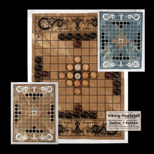 Viking Board Games DALDOS / SAHKKU and HNEFATAFL. Three Complete Games ...