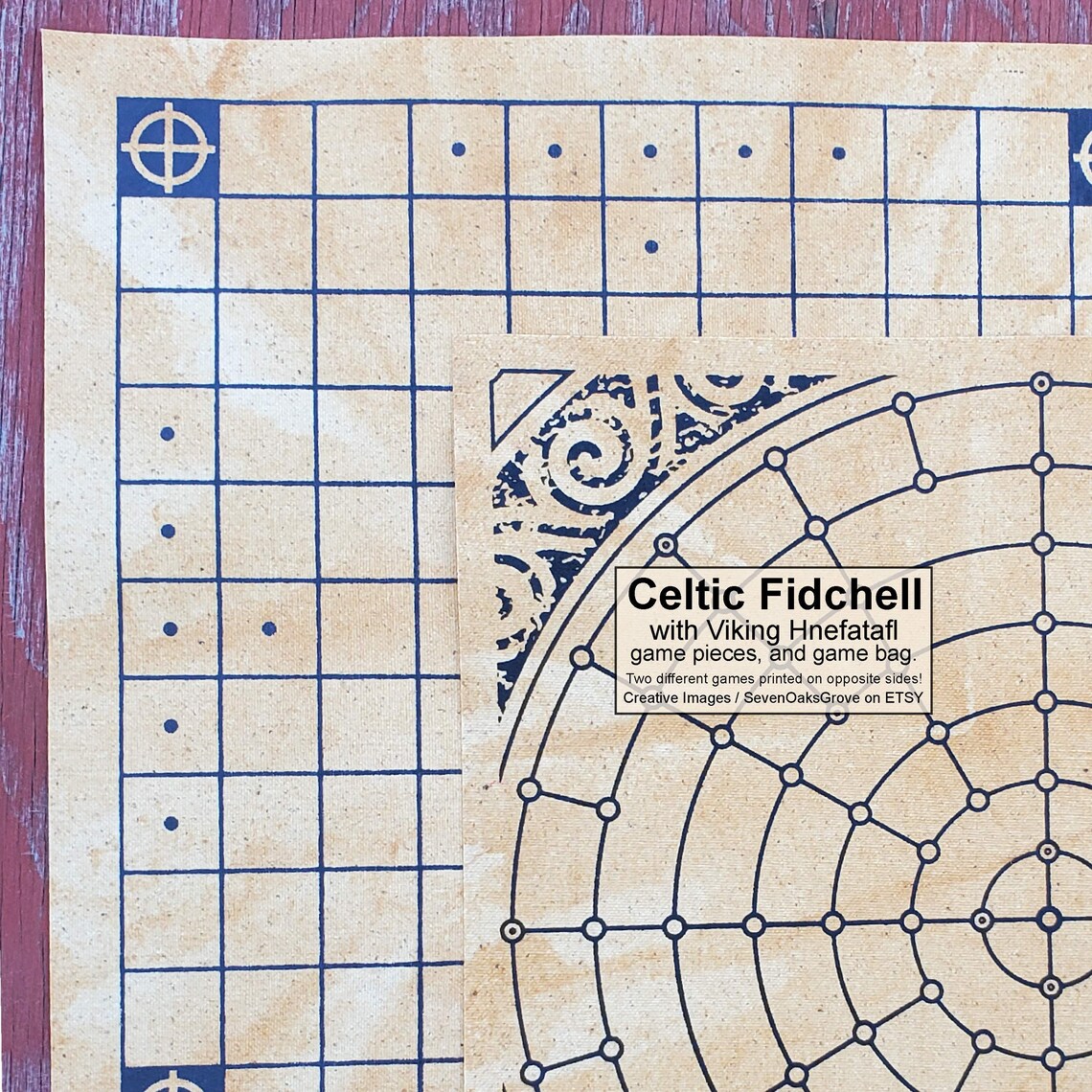 Celtic Fidchell With Viking Hnefatafl - Etsy