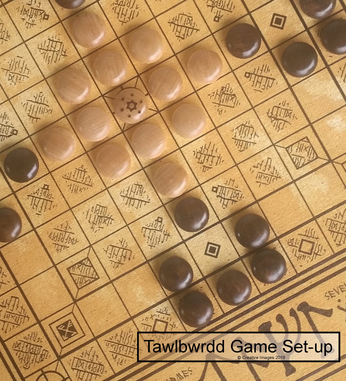 VIKING TAFL GAMES Five tafl Hnefatafl games on one board and | Etsy