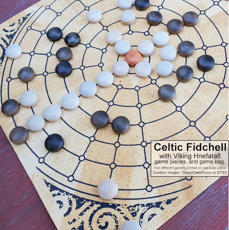 Celtic Fidchell With Viking Hnefatafl - Etsy