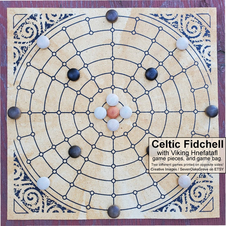 Celtic Fidchell With Viking Hnefatafl - Etsy