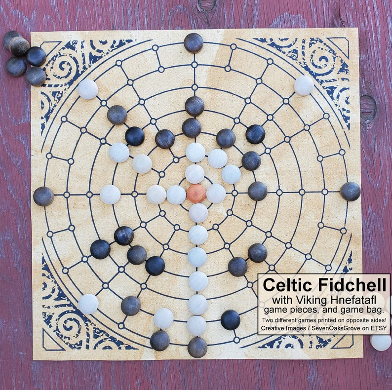 Celtic Fidchell With Viking Hnefatafl - Etsy