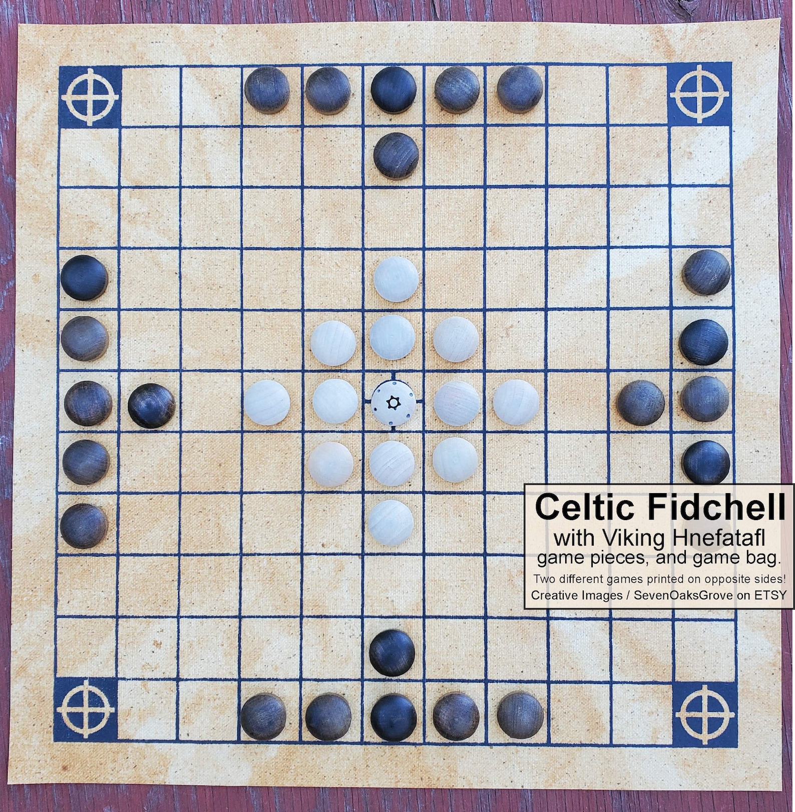 Celtic Fidchell With Viking Hnefatafl - Etsy