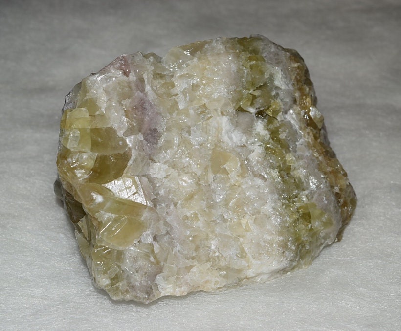 Large Green Calcite Green Calcite Cluster Healing Stone | Etsy